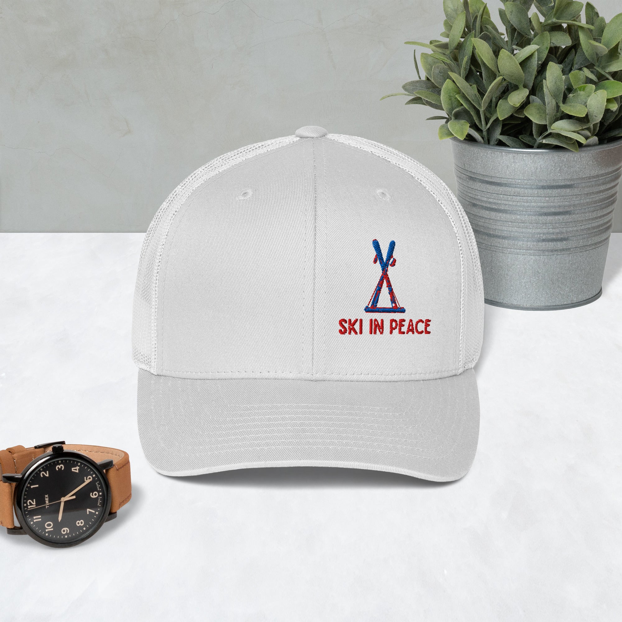 Ski in Peace Trucker Cap II – Henry Harrison Clothing